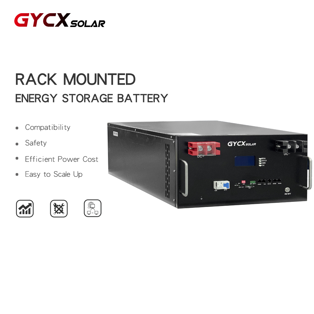 50KWh HV Lithium Battery Rack - GYCX Solar Smart Energy Solutions
