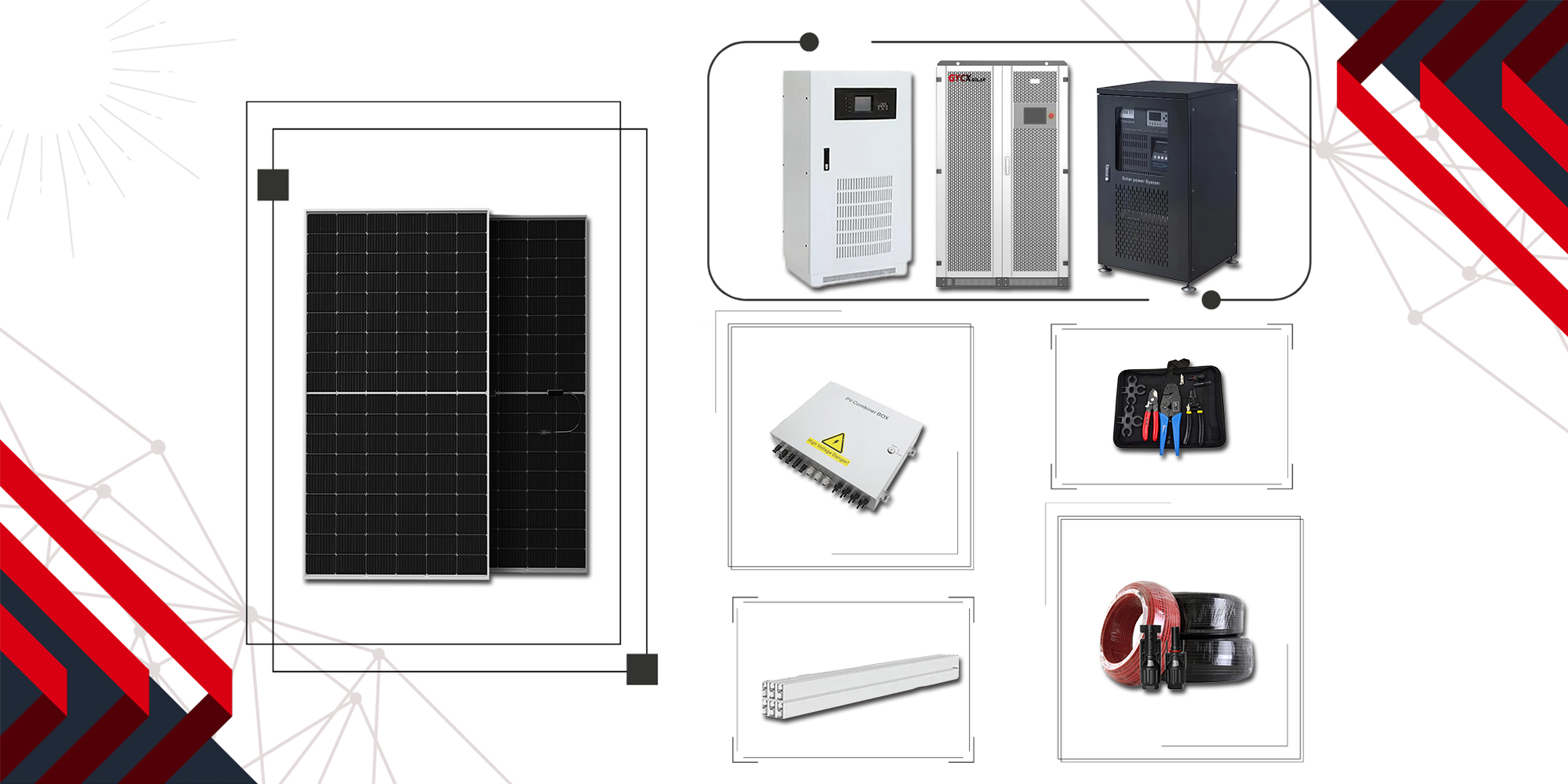 GYCX Solar 50KW On Grid Solar System - GYCX Solar Smart Energy Solutions GYCX Solar 50KW On Grid Solar System - GYCX Solar Smart Energy Solutions