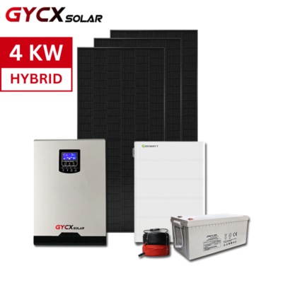 Hybrid Solar System: 3KW 5KW 10KW Storage Energy Solar Systems Station - GYCX Solar Smart Energy ...