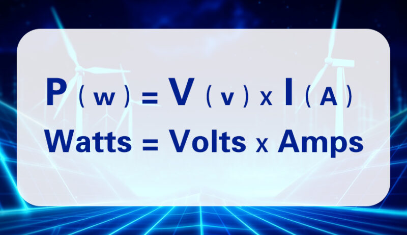 Calculatrice de conversion Volts to Watts - Solutions d'énergie solaire ...