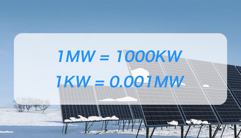 The Difference Between Kilowatt And Megawatt - GYCX Solar Smart Energy ...